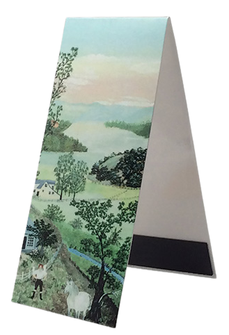 Grandma Moses: Magnetic Bookmark, 'A Beautiful World' – Bennington ...