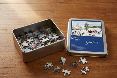 Grandma Moses: Puzzle (Tin), 'Joy Ride' – Bennington Museum STORE