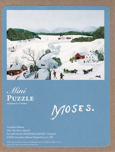 Grandma Moses: Puzzle, 'Over the River' – Bennington Museum STORE